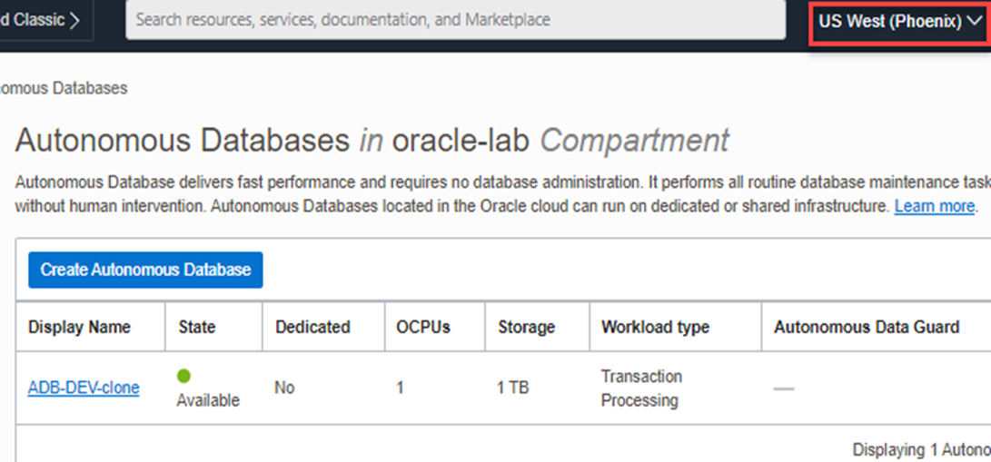 How to create cross-region Autonomous Database clone | The Techie Wizard